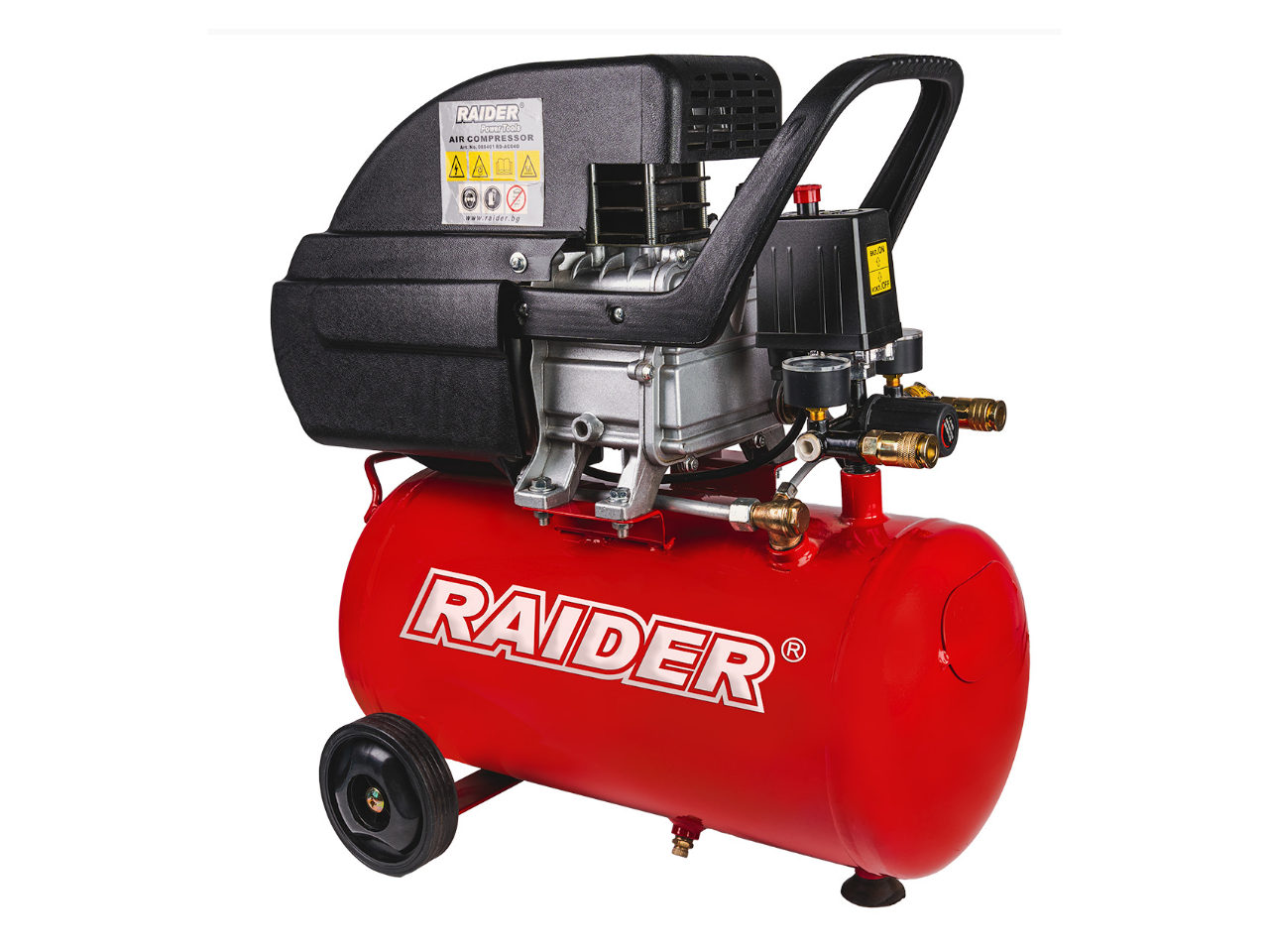 Raider RD-AC04O Compressor 24L, 1.5kW / 230V - 089401 / Compressors ...