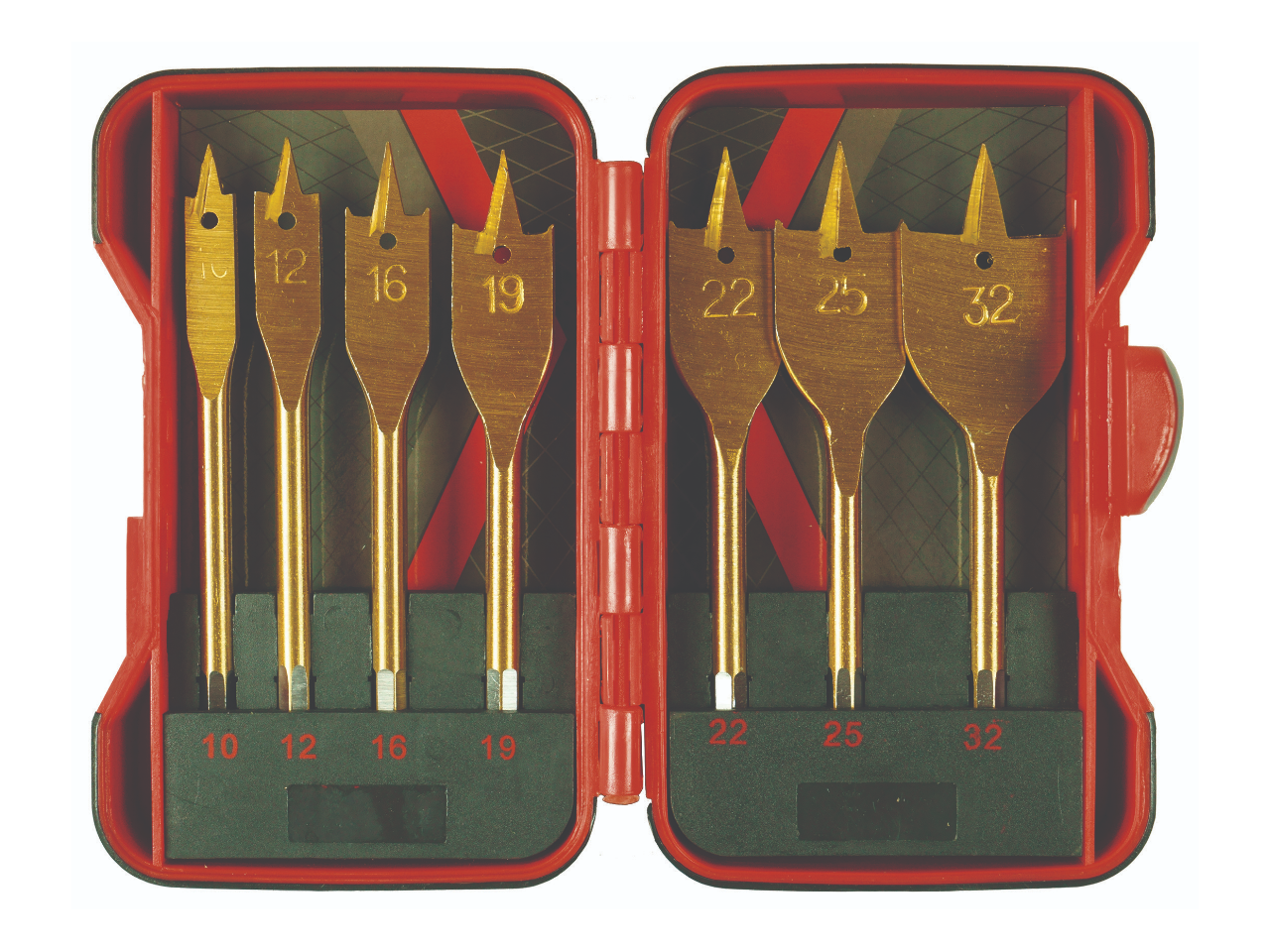 Raider Wood drill bits flat 1/4" HEX 7pcs. set / Drill sets | Marina