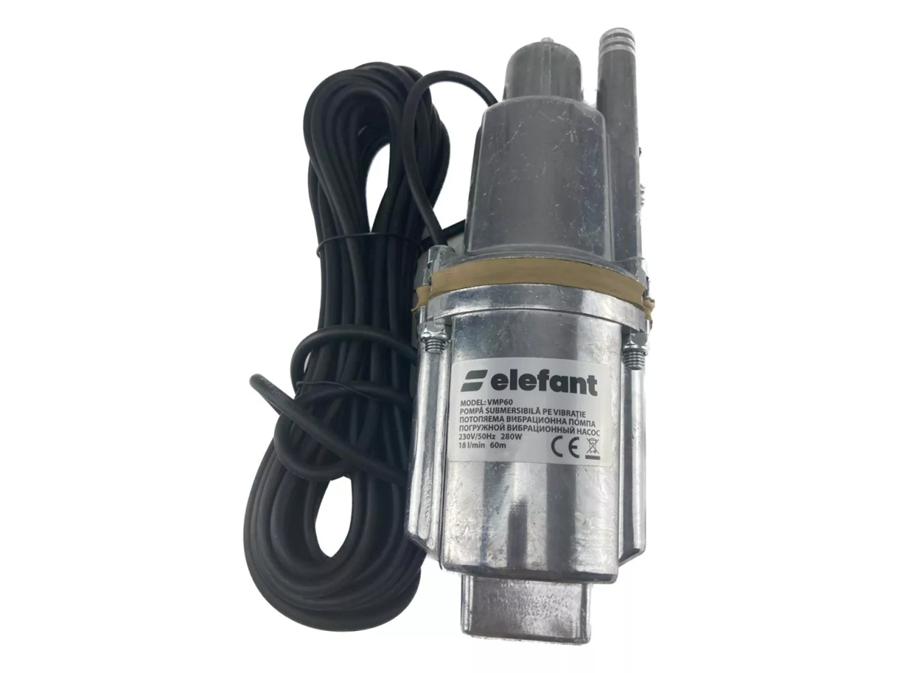 VMP60 Submersible vibration pump, pressure 60m., 18l./min / Electric ...